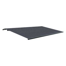 Markise 2,50 m breit Anthrazit, Basic, Anthrazitgrau Metallic Matt, 2500 x 1500 mm, Kurbel Links ohne Volant, individuell konfigurieren