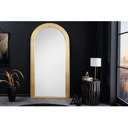Riess Ambiente Edler Wandspiegel ART DECO 160cm gold Rundbogen Spiegel Riess-Ambiente Modern & Design