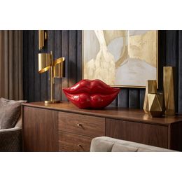 Riess Ambiente Extravagante Deko-Vase LIP 60cm rot handmade Hochglanz Riess-Ambiente Modern & Design