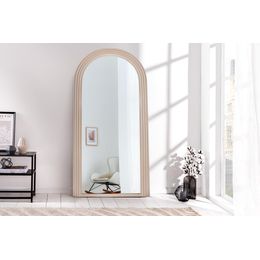 Riess Ambiente Design Wandspiegel ART DECO 160cm greige Riess-Ambiente organisch Modern & Design