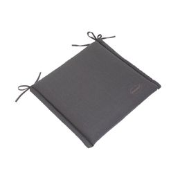 Riess Ambiente Outdoor Kissen ROG 46x48cm anthrazit Sitzkissen Polster-Auflage f&uuml;r Gartenstuhl Riess-Ambiente quadratisch Modern & Design