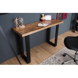 Riess Ambiente Design Konsolentisch IRON CRAFT 115cm Mangoholz Eisen Schreibtisch Riess-Ambiente Urban