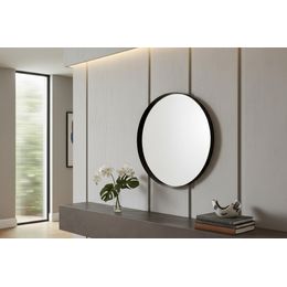 Riess Ambiente Runder Wandspiegel PORTRAIT 60cm schwarz mit Metallrahmen Riess-Ambiente Modern & Design