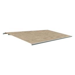 Markise 3,5 m breit, Basic, Beige, Kurbel Links ohne Volant, individuell konfigurieren