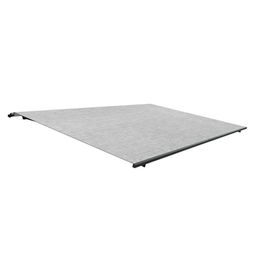 Markise 300x250, Basic, Anthrazitgrau Metallic Hellgrau, 3000 x 2500 mm, Kurbel links 15&deg;, individuell konfigurieren