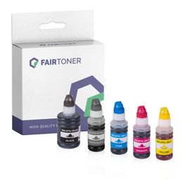 FairToner 5er Multipack Set kompatibel f&uuml;r Epson Ecotank 105 106 105 106 Druckerpatronen