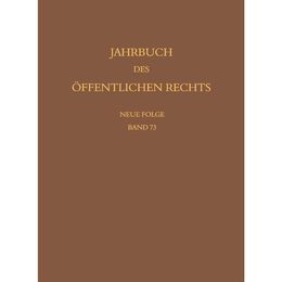 Jahrbuch des &ouml;ffentlichen Rechts der Gegenwart. Neue Folge