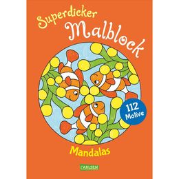 Carlsen Verlag Superdicker Malblock: Mandalas