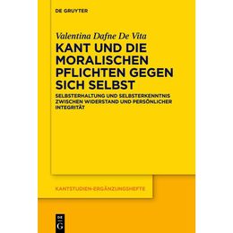 Kant und die moralischen Pflichten gegen sich selbst
