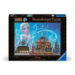 RAVENSBURGER VERLAG Erwachsenenpuzzle 1000 Teile - Disney Prinzessinnen - Disney Castles: Elsa