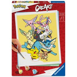RAVENSBURGER VERLAG CreArt, Malen nach Zahlen Adults Trend Pok&eacute;mon - Eevee Evolutions