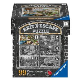 RAVENSBURGER VERLAG Ravensburger EXIT Puzzle 16877 - Im Gutshaus K&uuml;che - 99 Teile Puzzle f&uuml;r Erwachs...