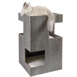 Canadian Cat Company Katzenturm Cat Castle dunkelgrau