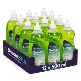 Broomzilla Geschirrsp&uuml;lmittel Greazix Apfel 500ml (12-Pack)