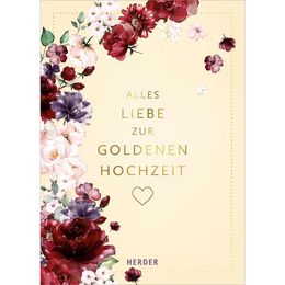 Alles Liebe zur Goldenen Hochzeit