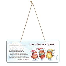 Deko-Schild &raquo;Die drei Spatzen&laquo;