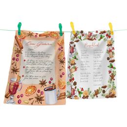 2er-Set Geschirrt&uuml;cher &raquo;Gl&uuml;hwein&laquo;