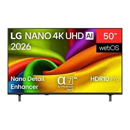 LG 50 &Prime; NANO 4K UHD AI NU80 Smart TV 2026 50NU800B6LC