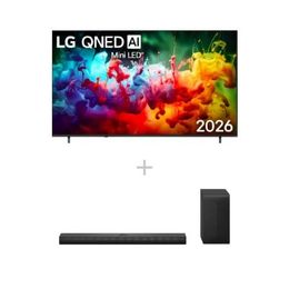 LG 85&Prime; QNED AI QNED7E Mini LED 4K Smart TV 2026 + 3.1.1 Kanal TV Soundbar DS70TY mit Dolby Atmos 85QNED7EB3A.DS70001