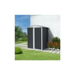 Home Deluxe Ger&auml;teschuppen aus verzinktem Stahl BOHIO S - 151 x 189 cm
