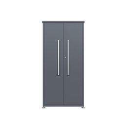 WESTMANN Gartenschrank mit Boden Capsa anthrazit 65x90x187cm