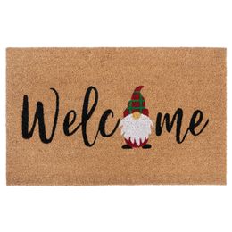 NYVI Fu&szlig;matte Christmas - Rutschfest, Hygienisch, Leicht zu Reinigen, f&uuml;r Innen und Au&szlig;en Gr&ouml;&szlig;e:45x70 cm;Farbe:Christmas 4