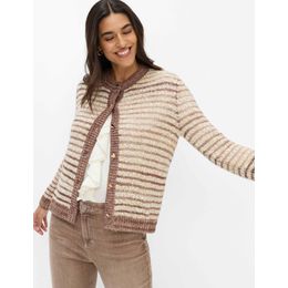 Brax Damen Strickjacke Style ANN warm greige, hellbraun, Gr. 36
