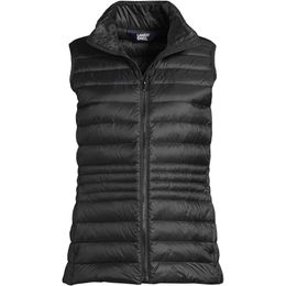 LANDS' END Daunenweste WANDERWEIGHT Verstaubar Ultraleicht f&uuml;r Damen in Plus-Gr&ouml;&szlig;e, Damen, size: plus, Schwarz, Nylon, by Lands' End