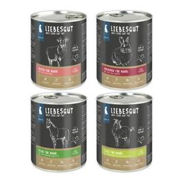 LIEBESGUT Hundefutter Friss-dich-satt Paket Sensitiv 24 x 800 g