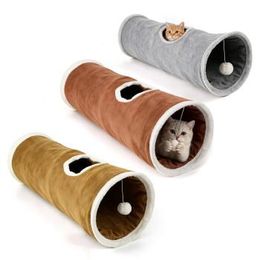 All for paws Katzentunnel 3er-Set faltbar mit Spielzeug