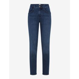 Brax Damen Five-Pocket-Hose Style SHAKIRA USED REGULAR BLUE, denim blau regular, Gr. 32