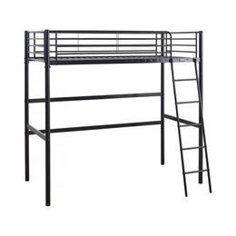 Habitat Garten Etagenbett, Schwarz, Metall, 190x90 cm, Kinderzimmer & Jugendzimmer, Kinderm&ouml;bel, Kinderbetten, Hochbetten