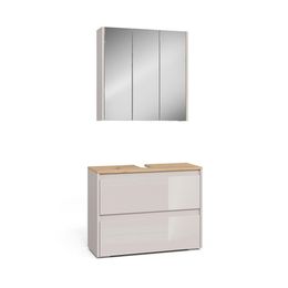 VICCO Badm&ouml;bel-Set, Kaschmir, Holzwerkstoff, nicht einzeln stellbar,Rechteckig, 80x62x30 cm, Badezimmer, Badm&ouml;belsets & Badm&ouml;belserien, Badm&ouml;bel-Set