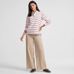 LANDS' END Weite Chinos High Waist aus Lyocell-Mix f&uuml;r Damen in Petite-Gr&ouml;&szlig;e, Damen, size: petite, Braun, Baumwolle/Baumwoll-Mischung, by Lands' End