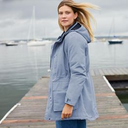 LANDS' END Wasserdichter Parka SQUALL f&uuml;r Damen in Petite-Gr&ouml;&szlig;e, Damen, size: petite, Blau, Nylon, by Lands' End