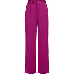 LANDS' END Satinhose mit weitem Bein f&uuml;r Damen in Petite-Gr&ouml;&szlig;e, Damen, size: petite, Pink, by Lands' End