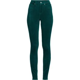 LANDS' END Skinny Feincordhose High Waist f&uuml;r Damen in Petite-Gr&ouml;&szlig;e, Damen, size: petite, Gr&uuml;n, by Lands' End