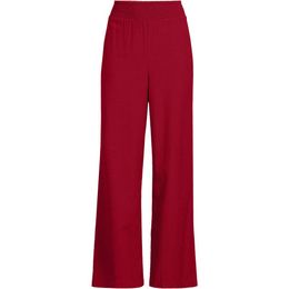LANDS' END Dehnbund-Hose f&uuml;r Damen, Damen, size: regular, Rot, Baumwolle/Viskose/Baumwoll-Mischung, by Lands' End