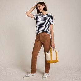 LANDS' END Straight Fit Cordhose Mid Waist f&uuml;r Damen, Damen, size: regular, Braun, Baumwoll-Mischung, by Lands' End