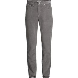 LANDS' END Slim Fit Cordhose f&uuml;r Herren, Herren, size: regular, Grau, Elasthan/Baumwoll-Mischung, by Lands' End