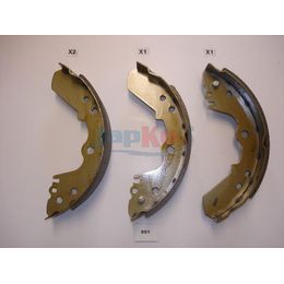 JAPKO Bremsbackensatz 55991 Hinterachse f&uuml;r GM ISUZU Opel