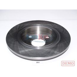 JAPKO Bremsscheibe 61201c Hinterachse voll 242mm 9mm f&uuml;r TOYOTA