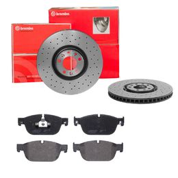 Brembo Bremsensatz, Scheibenbremse Bremsensatz-Vorderachse XTRA LINE / STANDARD sk8k0f5md6 Vorderachse Gelocht/innenbel. 340mm 30mm f&uuml;r Citro&euml;n DS PEU