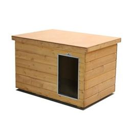 Sauerland Hundeh&uuml;tte Lassie mit Flachdach Standard