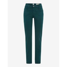 Brax Damen Five-Pocket-Hose Style MARY DARK SEA, denim gr&uuml;n, Gr. 42
