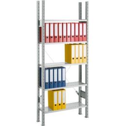 Sch&auml;fer Shop SSI Sch&auml;fer Archivregal, Grundfeld, 5 B&ouml;den, B 750 x T 600 mm, lackiert