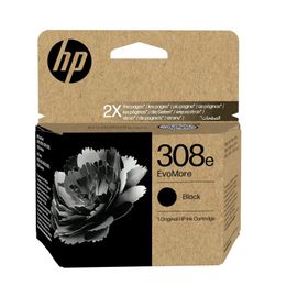 HP HP 308e EvoMore Schwarz Original Druckerpatrone (Kompatibel mit HP Envy 6110, 6120, 6130, 6520, 6530 Serie)