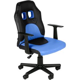 CLP Schreibtischstuhl ergonomisch Kinder und Jugendliche Fun, Drehstuhl h&ouml;henverstellbar mit Kunstlederbezug, Armlehnen abnehmbar