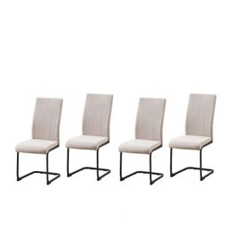 HTI-Living Esszimmerstuhl LennyP 4er-Set Creme