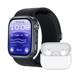 Huawei Watch D3 Schwarz + Huawei Freebuds SE 4 Wei&szlig; Smartwatch (Herzfrequenzmessung)